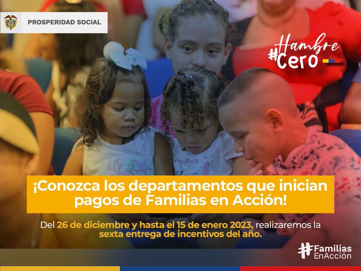 Familias en Acción: Pagos, fechas y requisitos para 2023