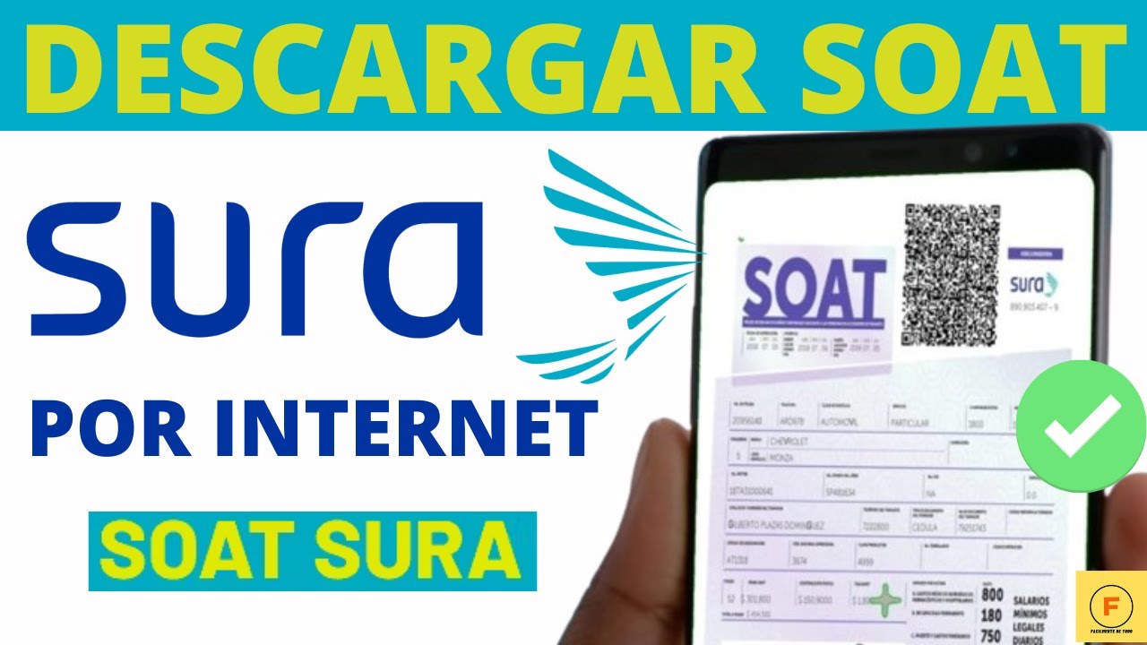 Cómo descargar seguros generales Suramericana SOAT